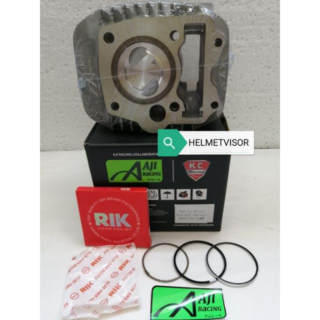 HONDA WAVE125 BLOK ENGIN ENGINE BLOCK AJI RACING BLOCK ( 55MM ) HONDA ...