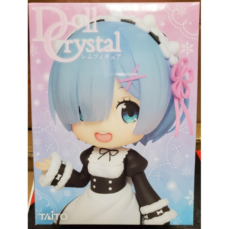 READY STOCK Taito Re Zero Memory Snow Figure Rem Doll Crystal Prize ...