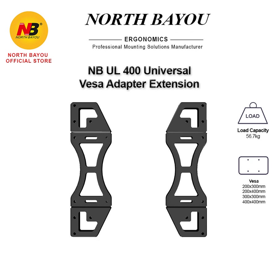 NB UL400 Universal Vesa Adapter Extension Bracket | Shopee Malaysia