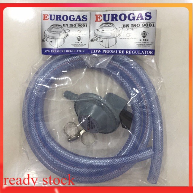 EUROGAS LOW Pressure Gas Regulator With Gas Pipe | Shopee Malaysia