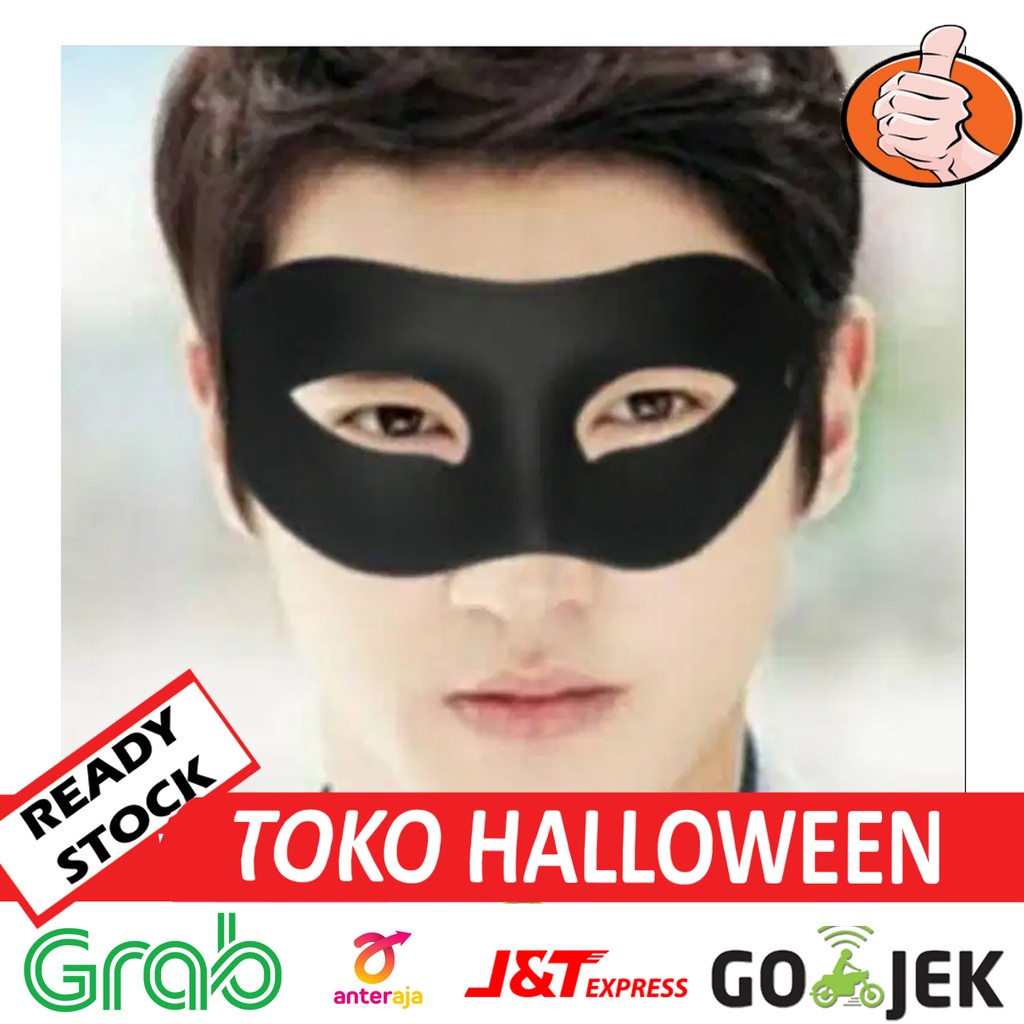 HITAM Zoro mask half face black mask | Shopee Malaysia