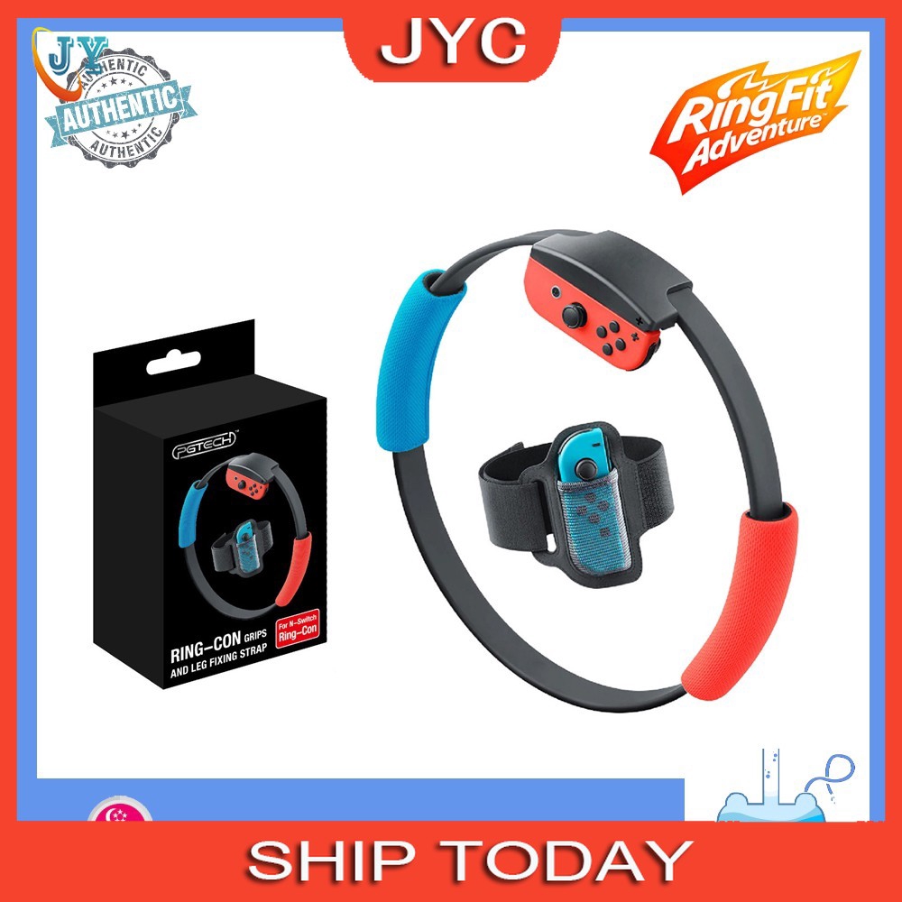 [Wholesaler] PGTECH Ring-con Grips & Leg Strap for Joy-con Nintendo ...