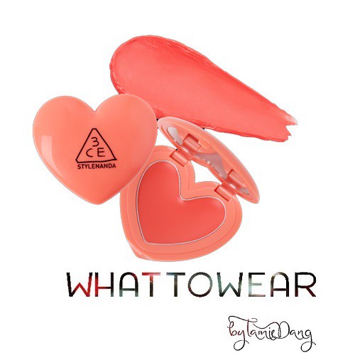 3ce HEART CORAL Lipstick (AUTH) | Shopee Malaysia