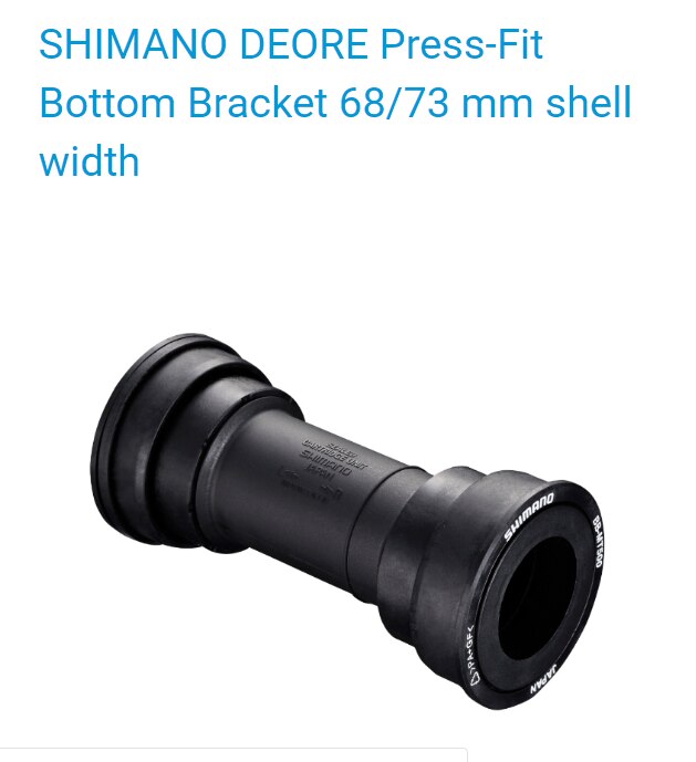 SHIMANO DEORE T6000 BB-MT500-PA BB-MT500 Bottom Bracket - Press-Fit / Threaded - 68/73 mm shell ...