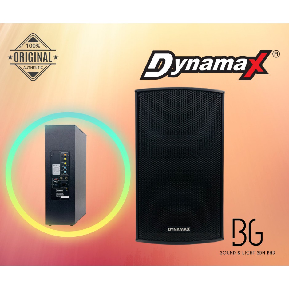DYNAMAX TCSM12A 12INCH ACTIVE SPEAKER | Shopee Malaysia