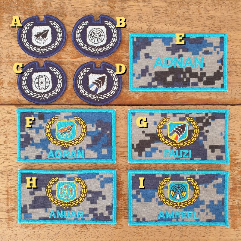 AFMY Embroidery Patches / Name Patch 03 (Custom Order) | Shopee Malaysia