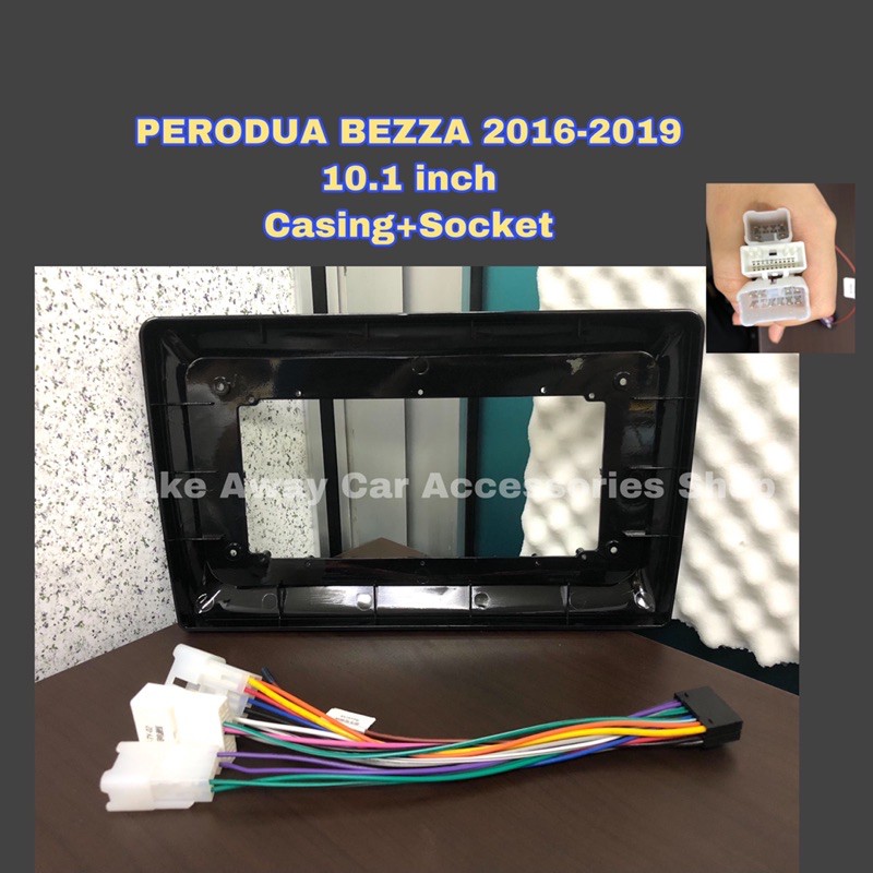 10 inch Android Player Casing For Perodua Bezza 2018 2019 Easy ...