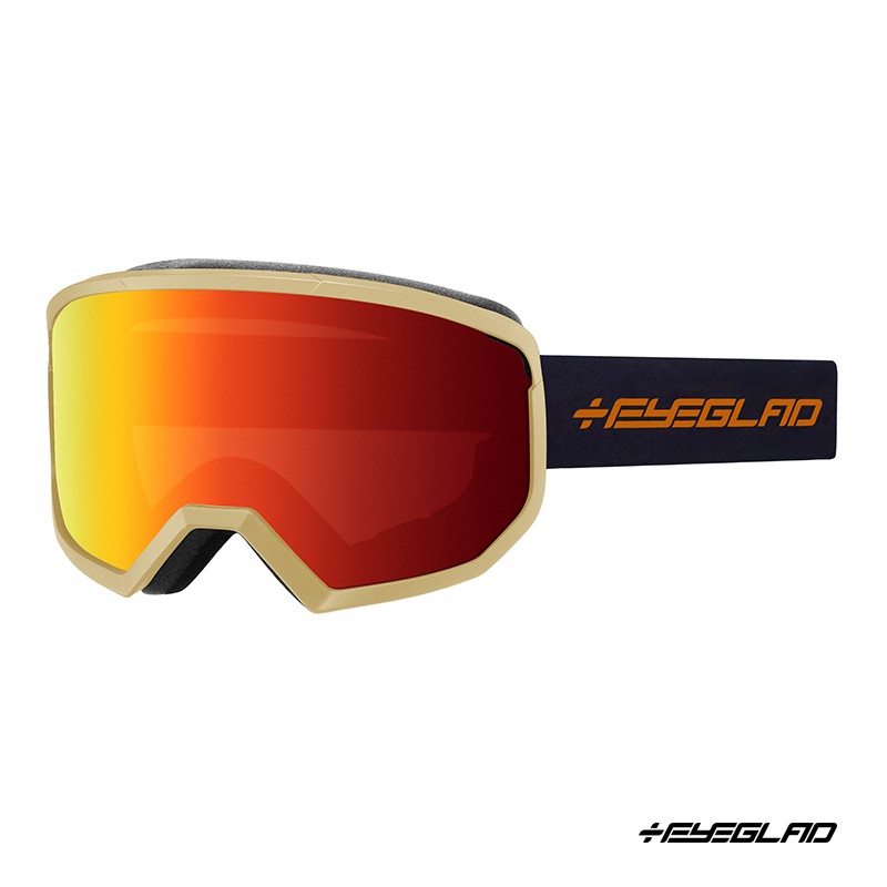 [EYEGLAD] Glider Ski Goggles (Khaki Impression) | Shopee Malaysia