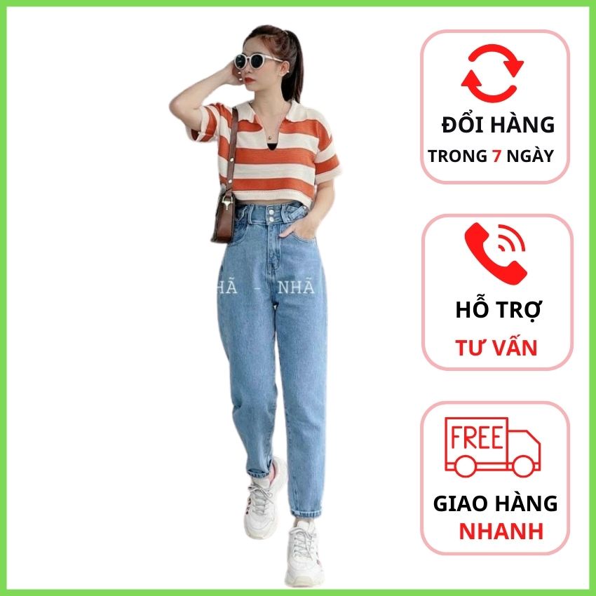 High-waisted jeans with diagonal pockets, beautiful thick denim from ...