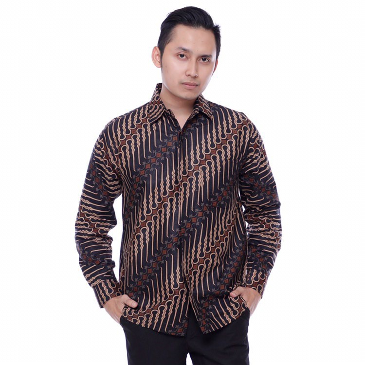 Men's Fashion - Men's Batik - Men's Batik - Long Sleeve Batik - Modern ...