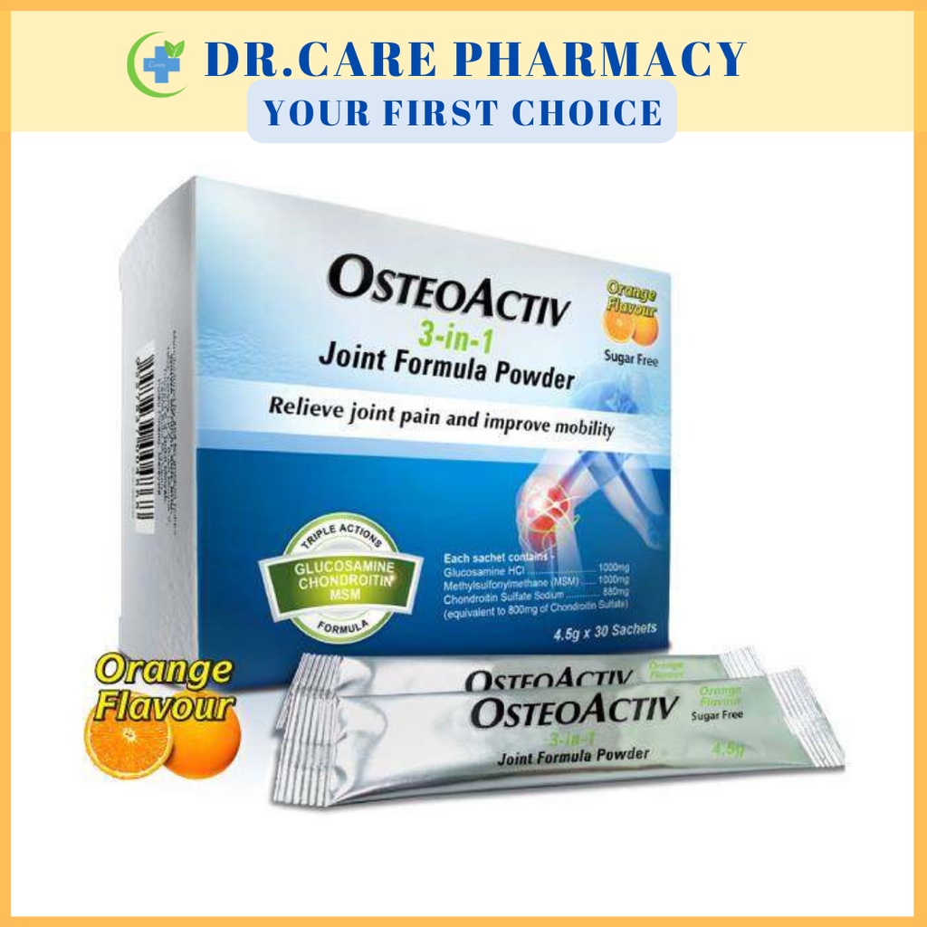 Osteoactiv 3 In 1 Joint Formula Powder (4.5g x 30 Sachets) | Shopee ...