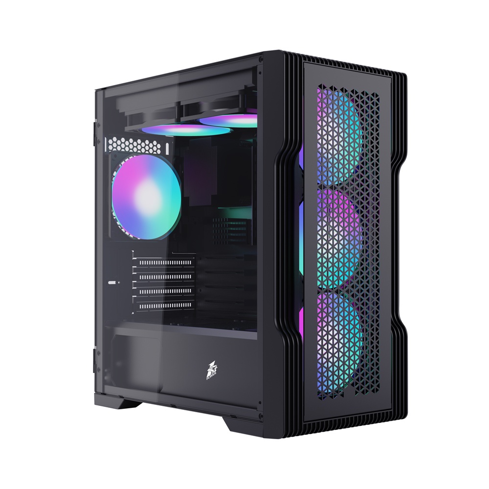 1st player T3 PC GAMING CASE M-ATX BLACK / WHITE | Shopee Malaysia
