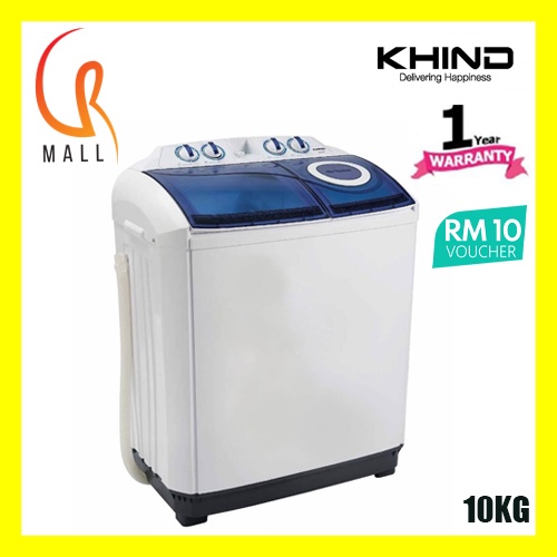 Khind WM1017 10kg Semi Auto Washing Machine | Shopee Malaysia