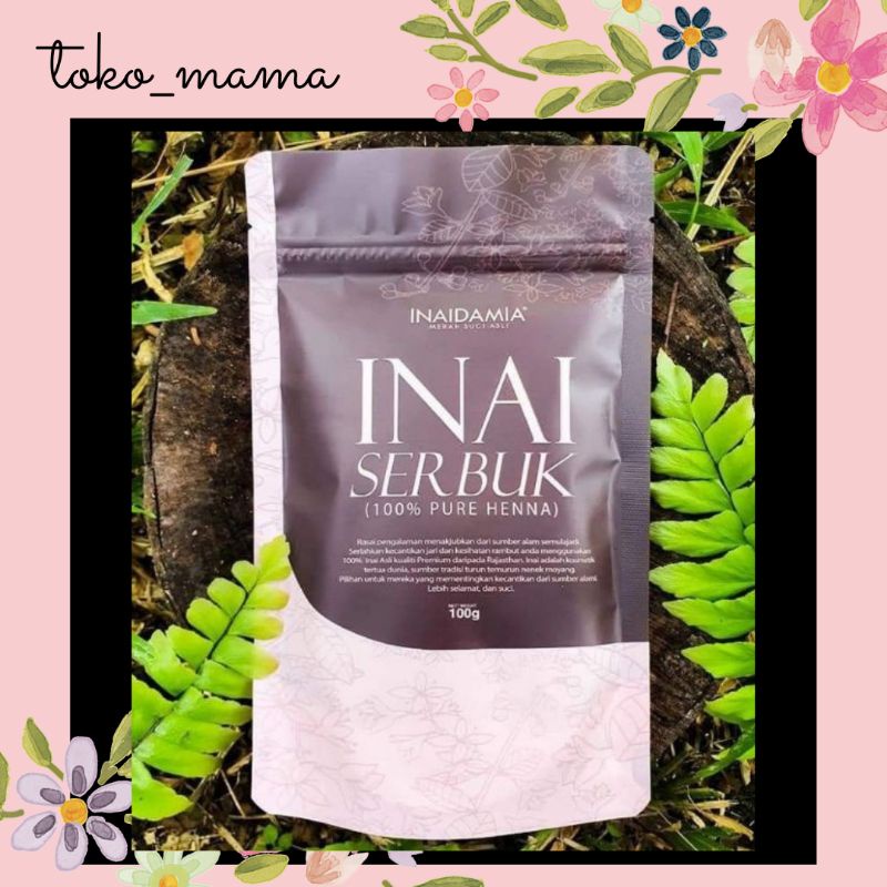 INAI DAMIA | INAI SERBUK | Pure Henna 100% | 100gram | Ready stock ...