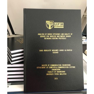 HARDCOVER BINDING / THESIS BINDING / HARDBOUND BINDING / JILID BUKU ...