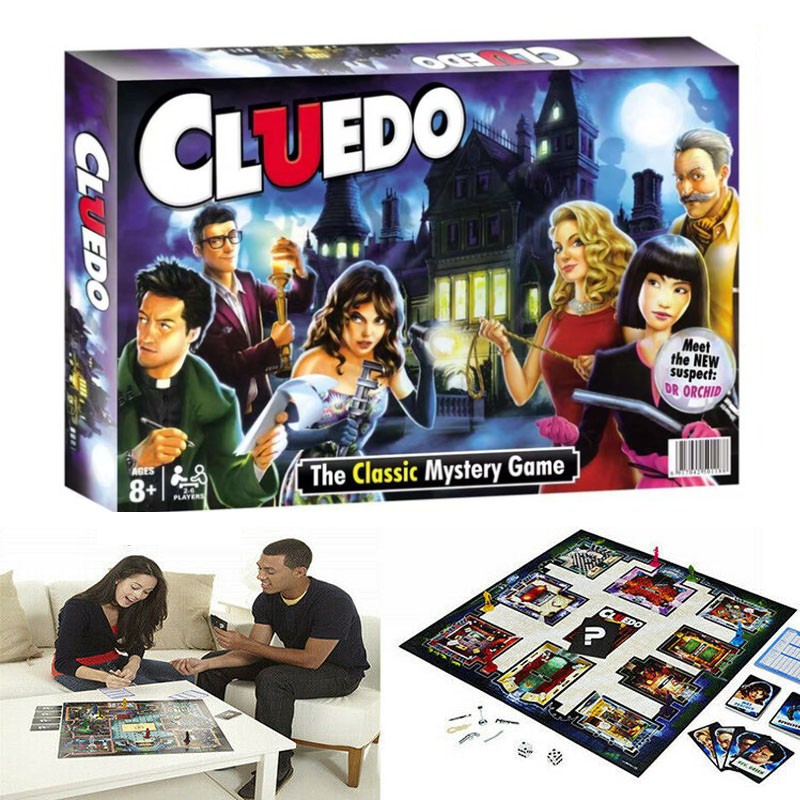 Board Game Cluedo -The Classic Mystery Game Popular Party Game Gifts ...