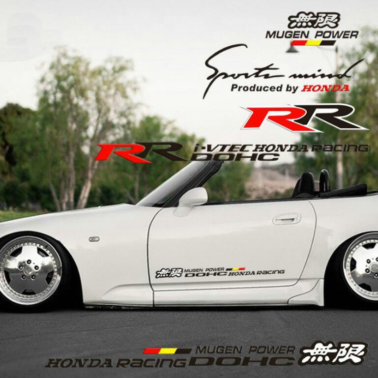 HONDA RACING MUGEN RR TYPE R DECAL STICKER | Shopee Malaysia