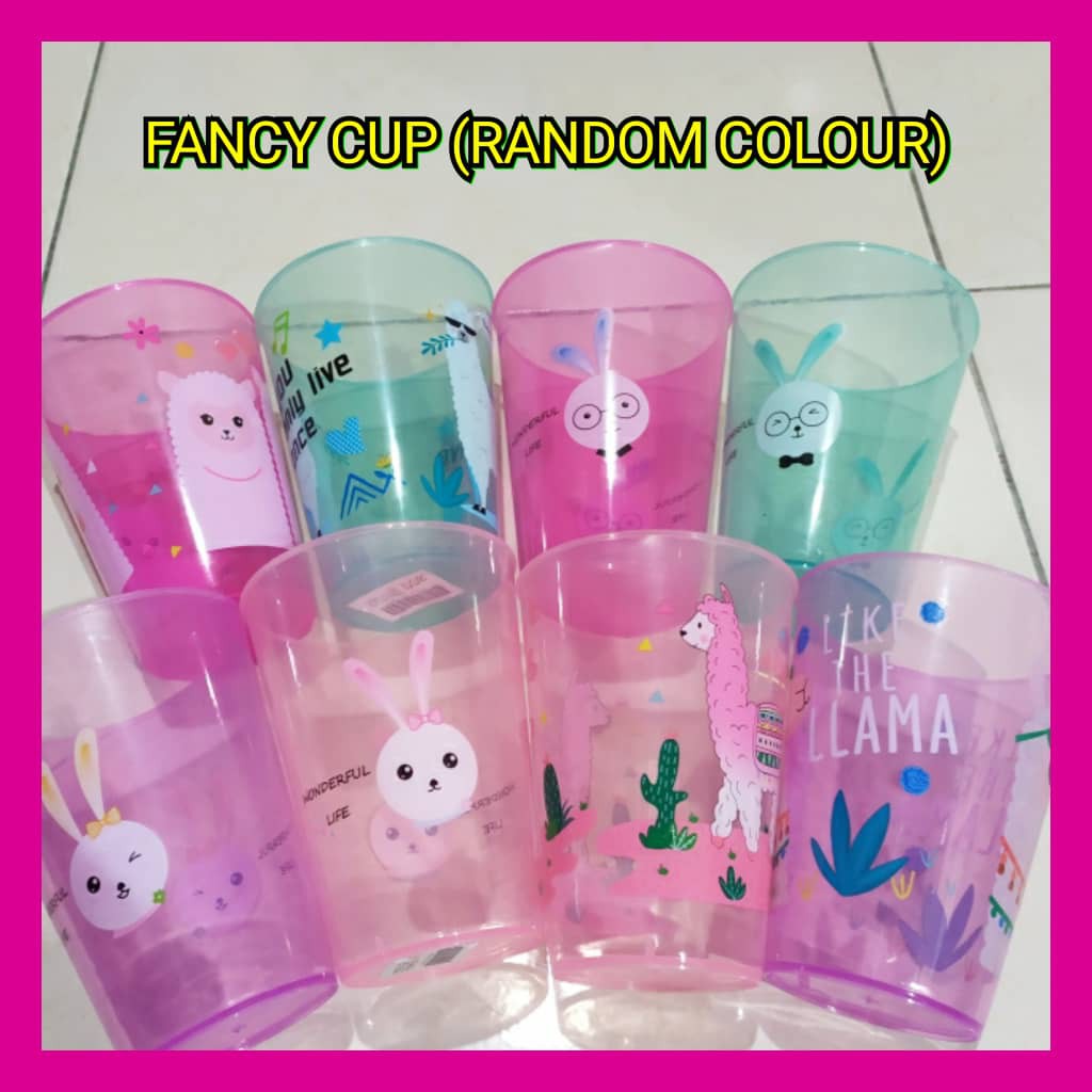 FANCY CUP (RANDOM COLOUR & DESIGN) | Shopee Malaysia