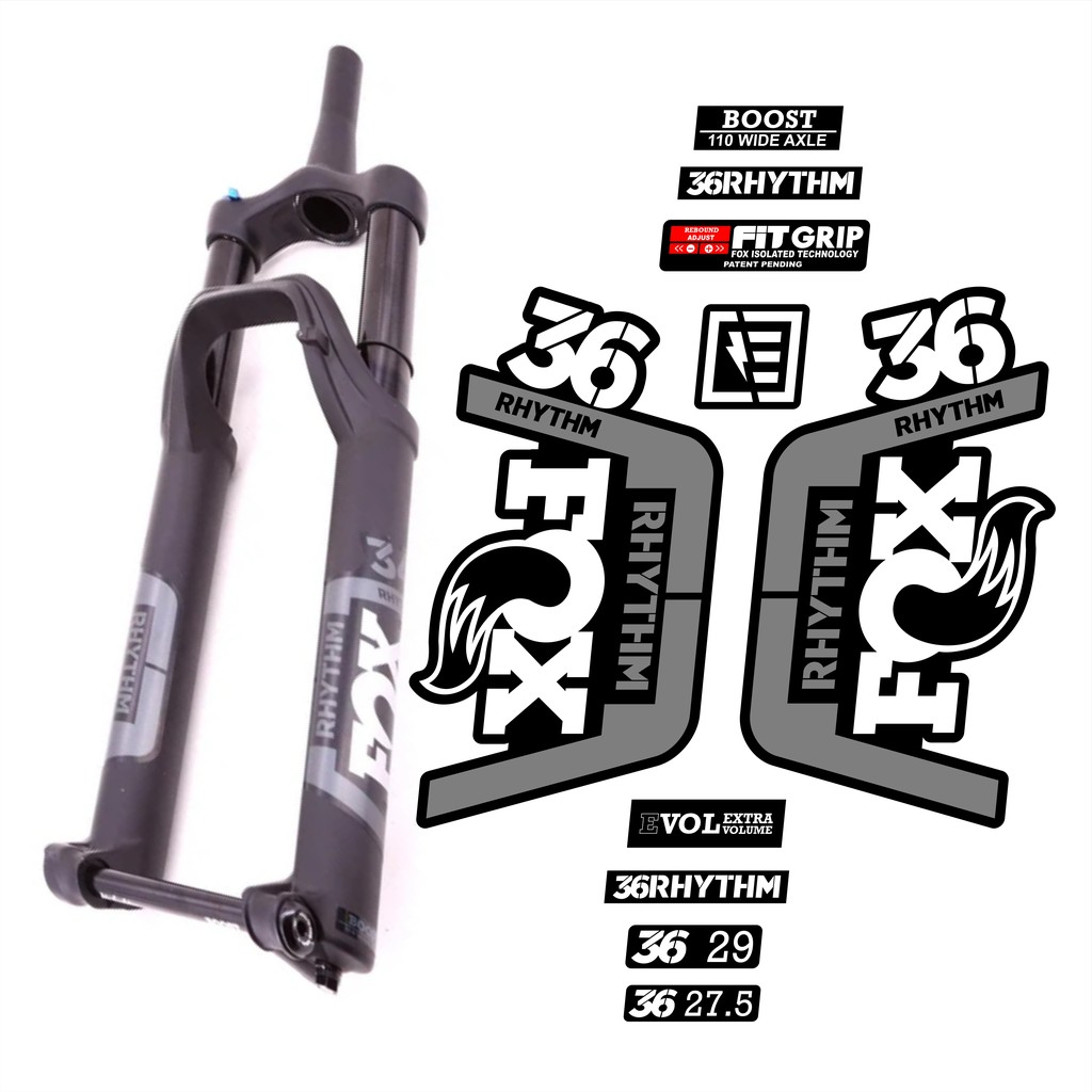 FOX Float RHYTHM 36 MTB Bike Fork Sticker Decal | Shopee Malaysia