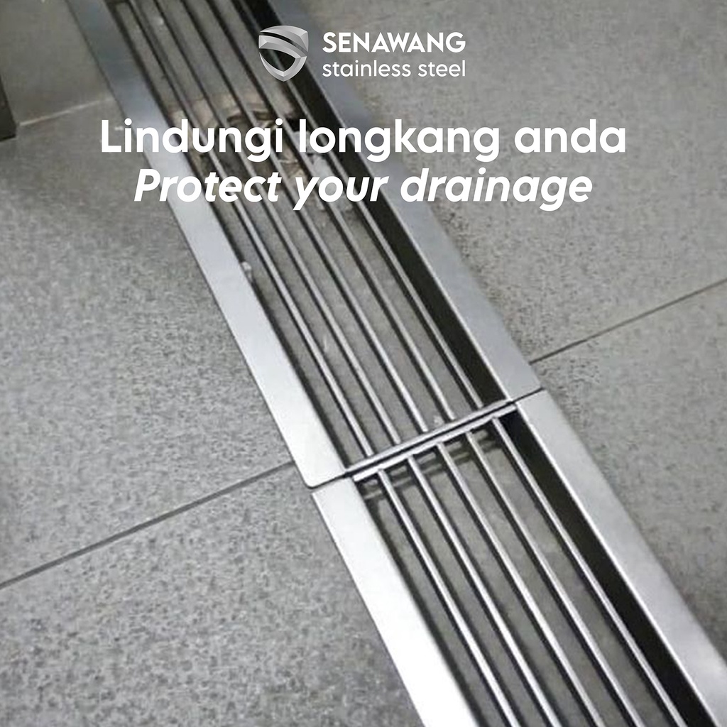 SUS304 Stainless Steel Drain Cover – Trench / Drainage Grating ...