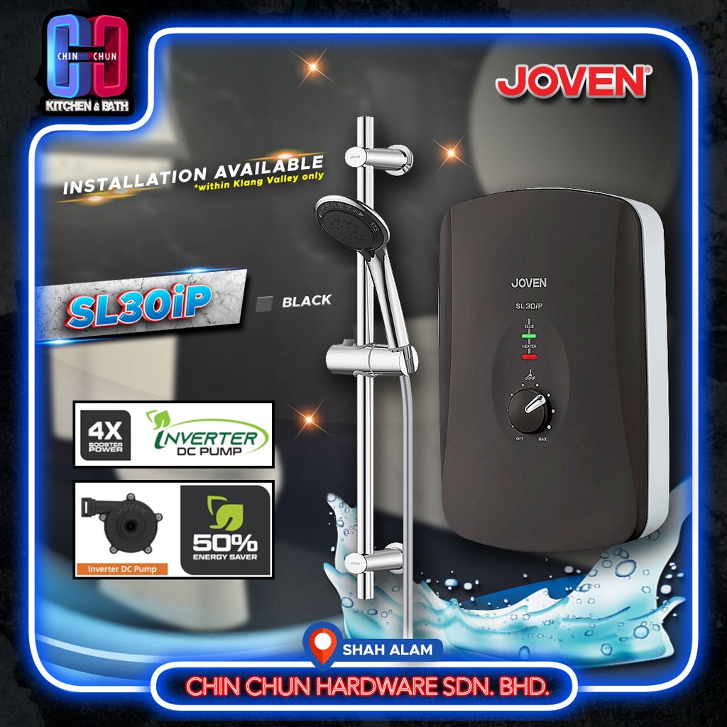 JOVEN SL30IP INSTANT WATER HEATER | Joven Instant Water Heater DC Pump ...