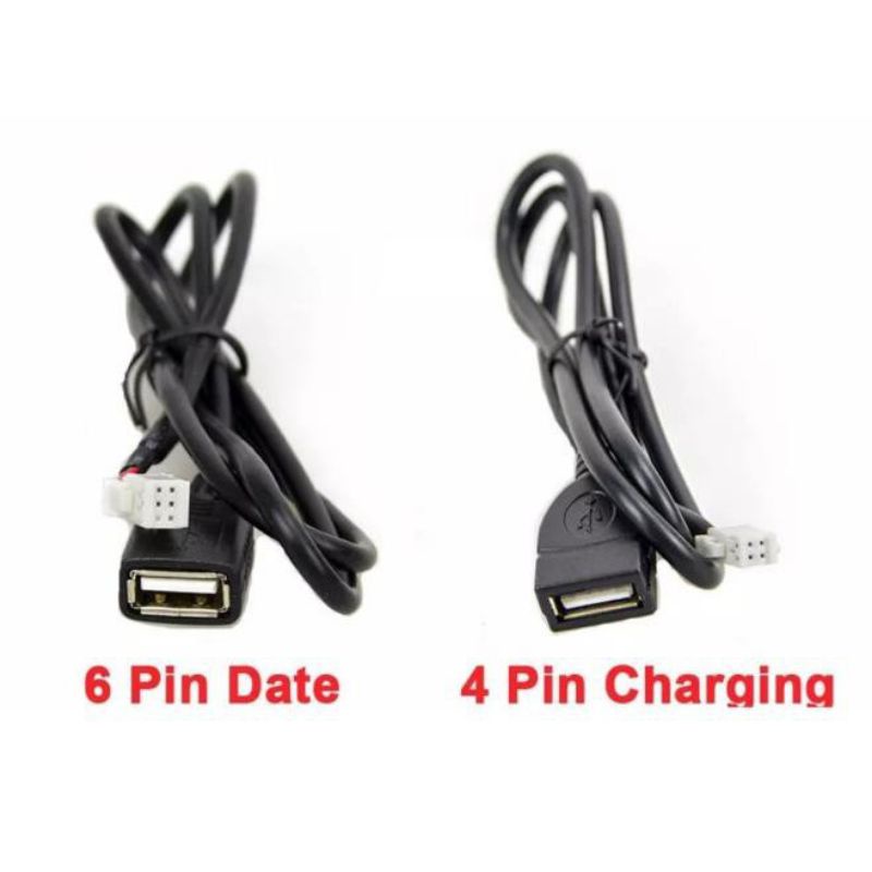 4pin/6pin USB Cable Socket For MP5 Universal Android Head Unit | Shopee ...