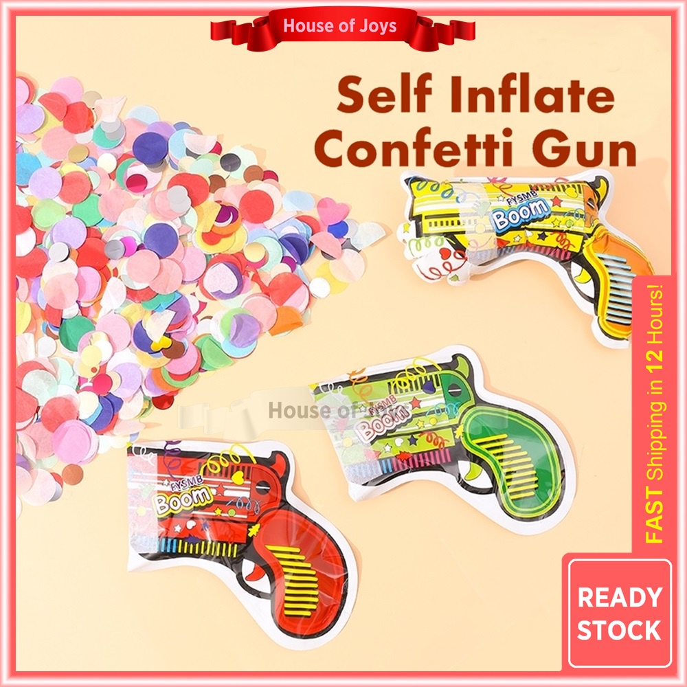 [Ready Stock] Party Popper Happy birthday celebration. Confetti gun ...