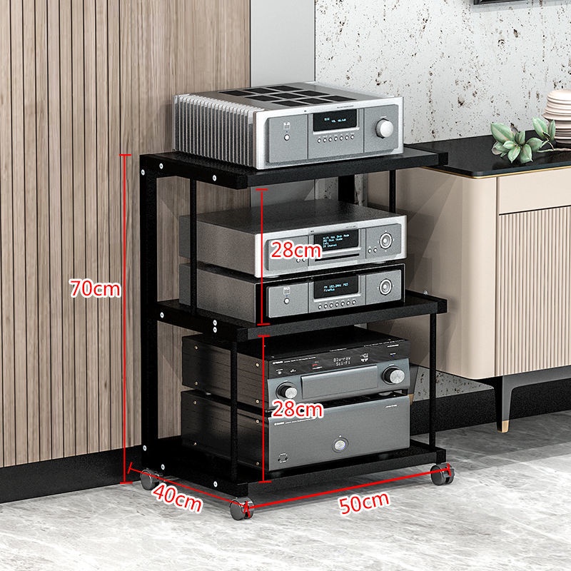 Adjustable HIFI Rack Audio Video equipment rack cabinet Printer storage ...