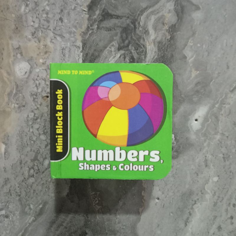 MINI BLOCK BOOK -(NUMBERS,SHAPES & COLOURS) | Shopee Malaysia