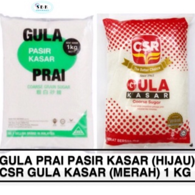 Gula Prai Pasir Kasar/ CSR Gula Kasar(Coarse Sugar) 1KG | Shopee Malaysia
