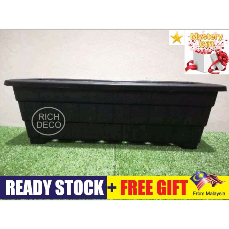 PASU BUNGA TERLARIS PLASTIK PETAK PANJANG PELBAGAI JENIS & SAIZ READY ...