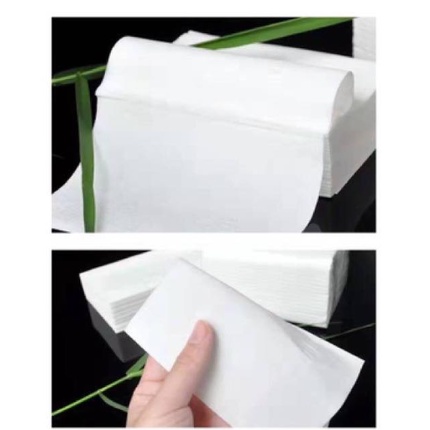 Native wood pulp facial tissue Interfolded Paper Tissue 3Ply | Shopee ...