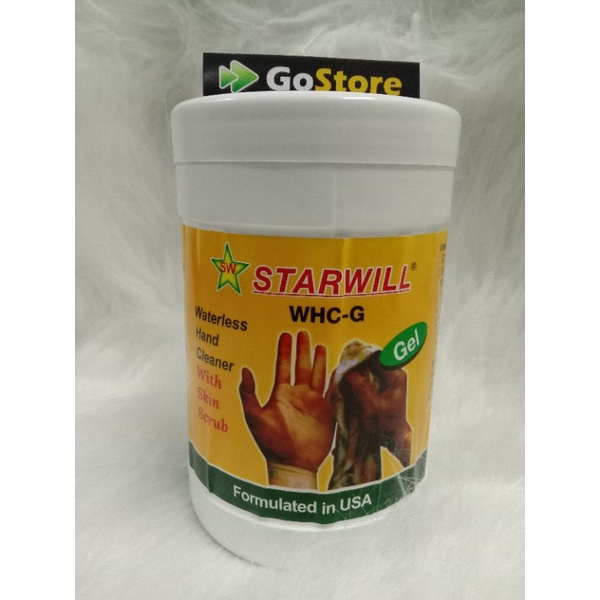 Hand Cleaner (1kg)/ Waterless Hand Cleaner With Skin Scrub (Gel) 1kg ...