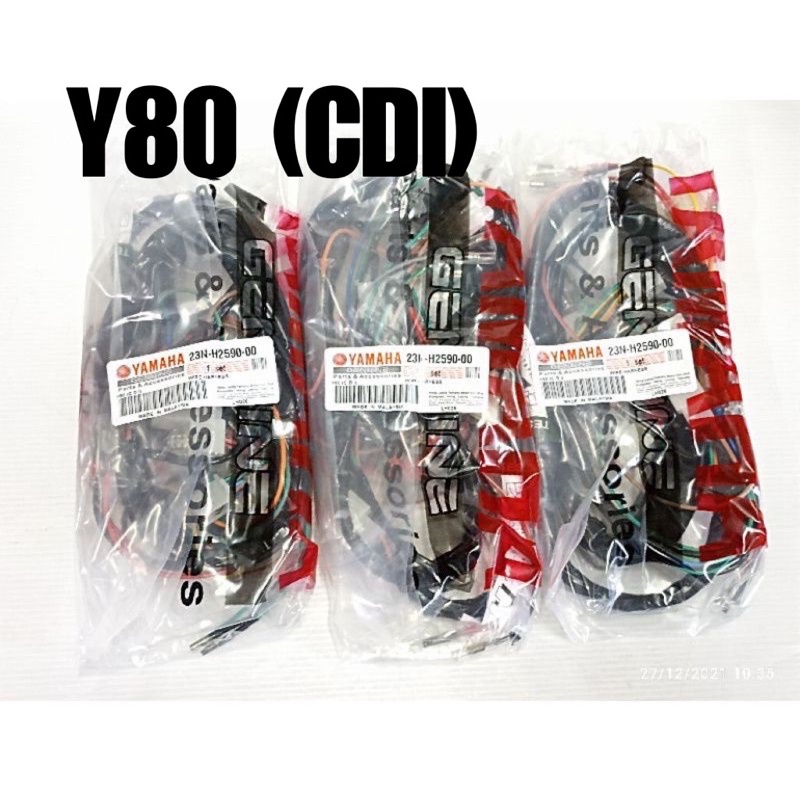 WIRE WYRE HARNESS WIRING WAYERING SET YAMAHA Y80 CDI 23N / Y80NEW Y80 NEW ORIGINAL ORI | Shopee ...