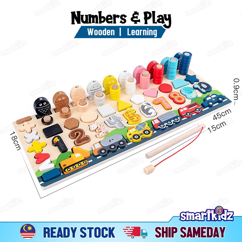 Early Learning & Kids Books Kids Early Learning Montessori Toy Macaron ...