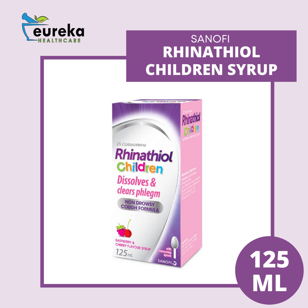 SNF RHINATHIOL 2% CHILDREN SYRUP 125ML (RASPBERRY & CHERRY FLAVOUR ...