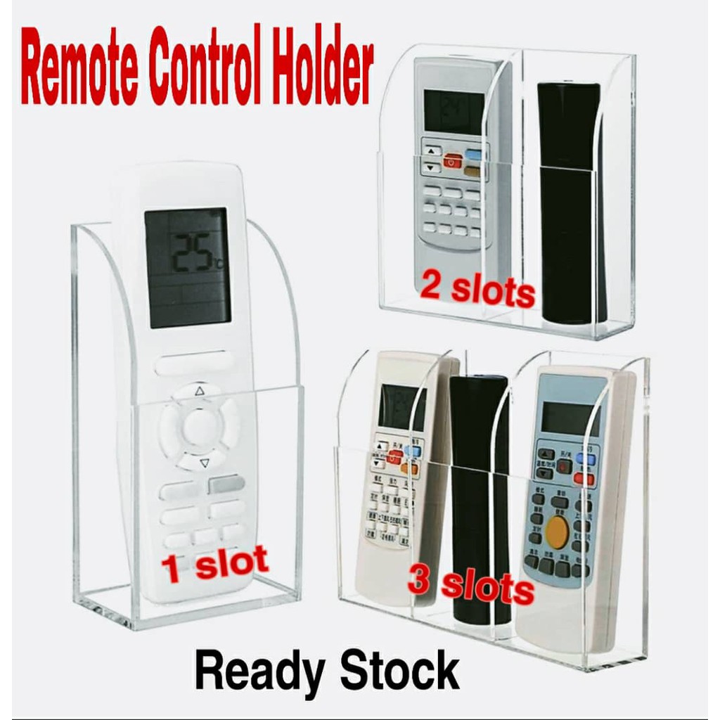 Acrylic Air Conditioner / TV / Multipurpose Remote Control Holder Wall ...