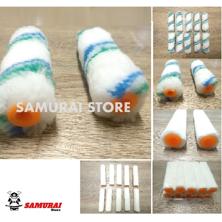 4'' High Quality Lamb Wool Paint Roller / Isi Roller Cat Minyak 漆禄芯 ( for solvent and epoxy ...