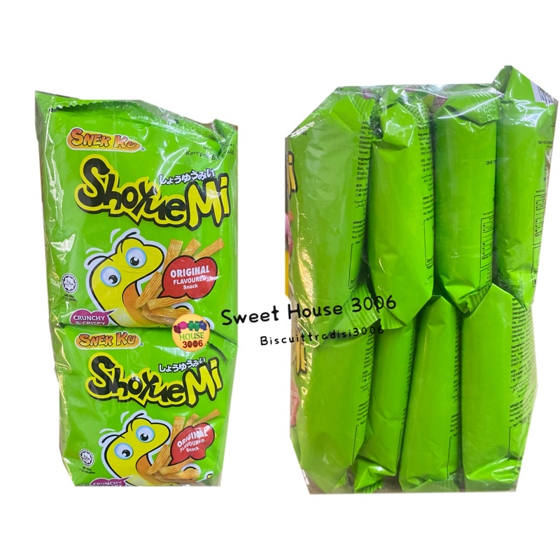 Snek Ku Shoyue Mi 14gm x 8pkt Original Flavour Childhood Snack Makanan ...