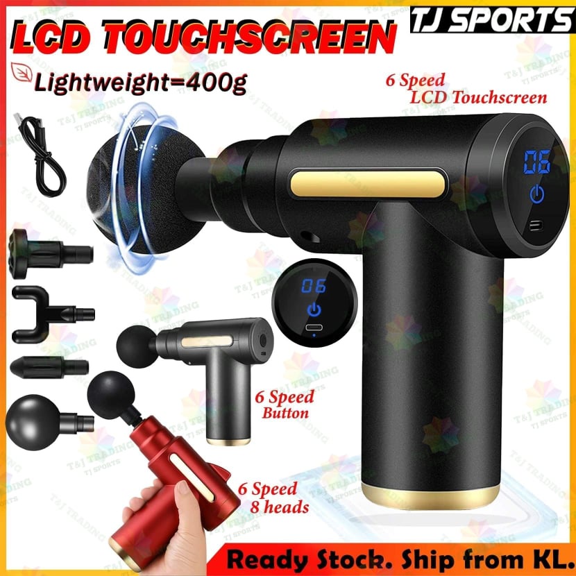 Mesin Urut Kuat Mini Muscle Massage Gun Compact and Silent Portable ...