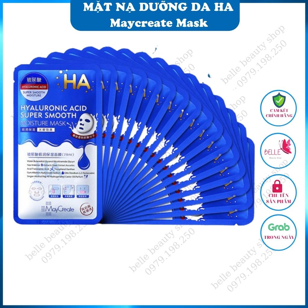 Blue HA mask, moisturizing paper, anti-aging, skin care, acne reduction ...