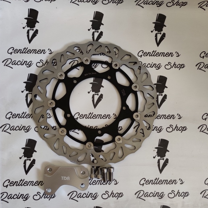 Racing Disc Rotor 320 mm TDR Yamaha R6 / R25 Floating Black + CNC ...