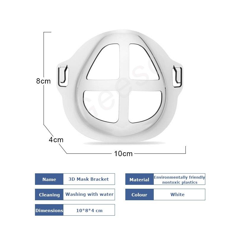 -Ready Stock- 3D Mask Bracket Food Grade Mask Bracket Mask Brace ...