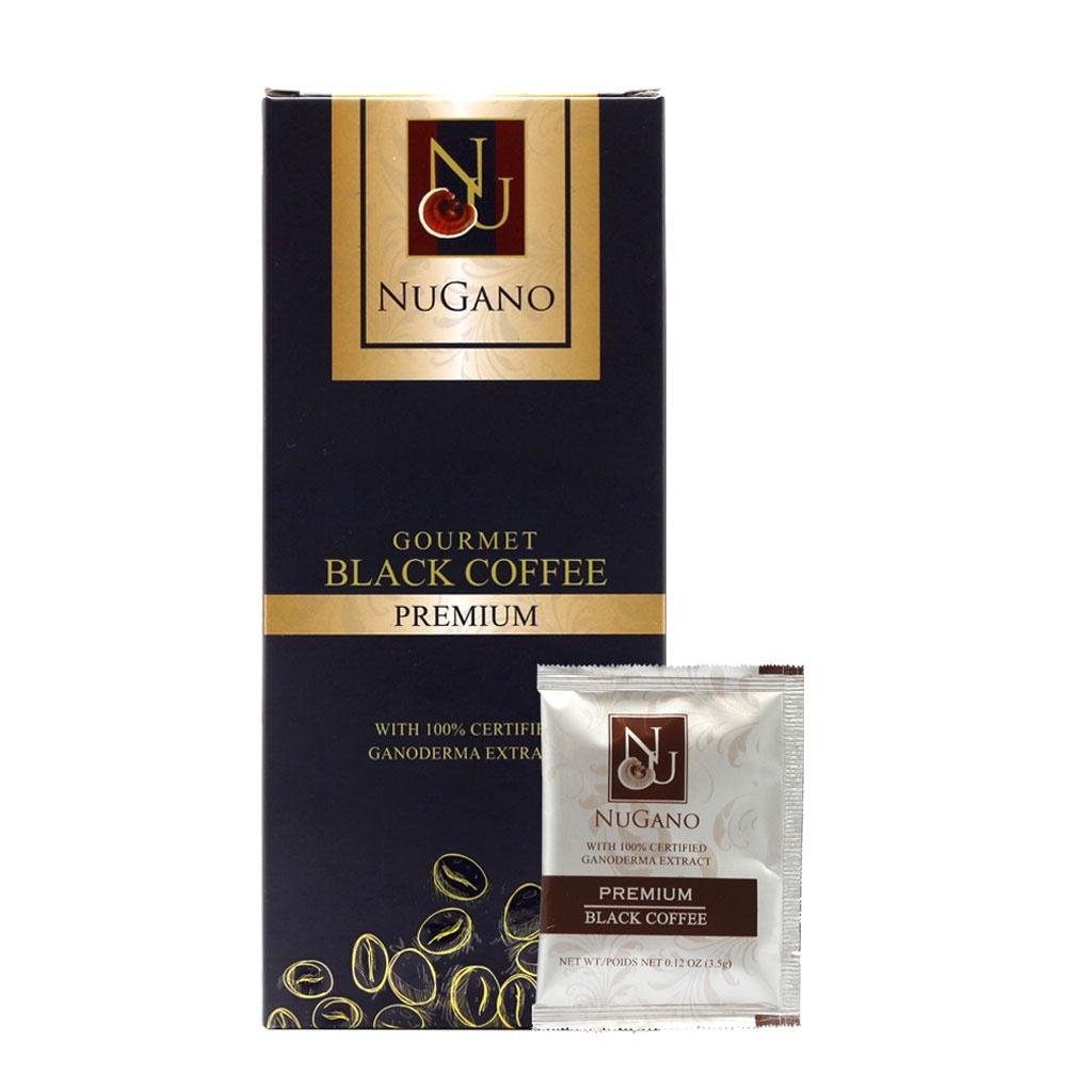 Nugano Instant Black Coffee with 100% Certified Ganoderma Lucidium ...