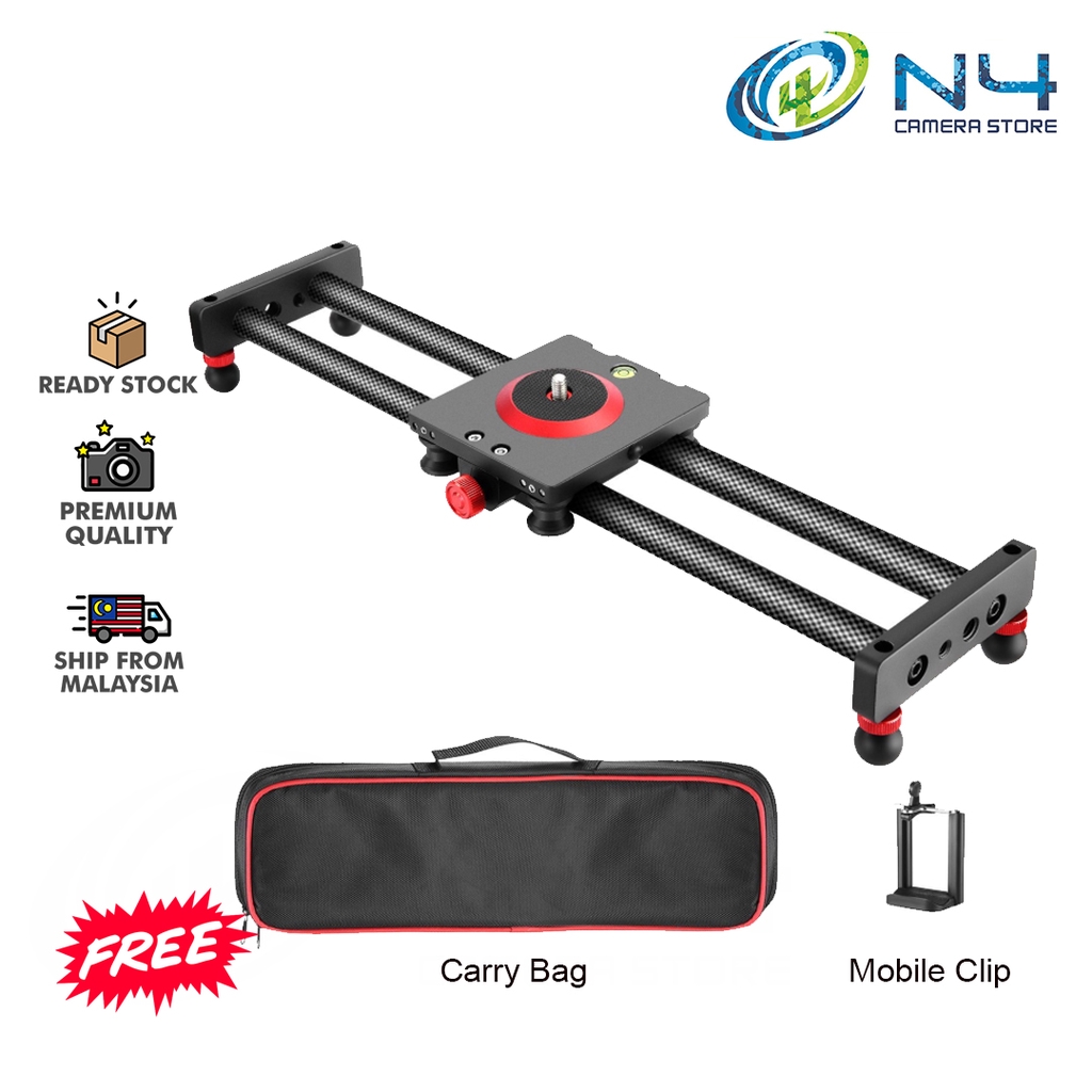 Foto Carbon Fiber Camera Slider Rail Shooting Video Stabilizer for ...