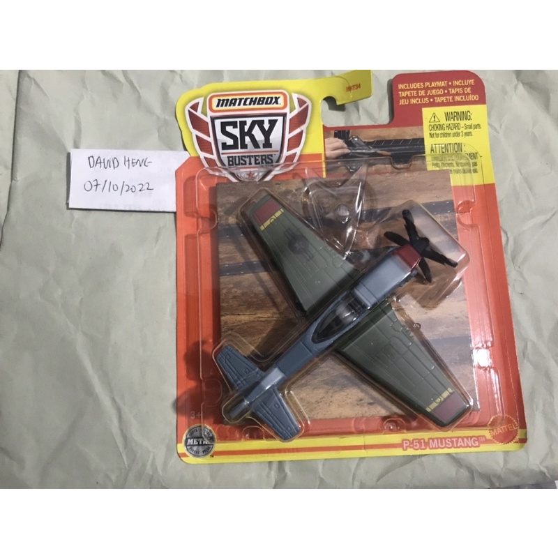 Matchbox Sky Busters P-51 Mustang 30/33 | Shopee Malaysia