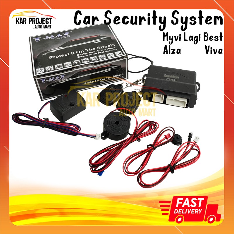 Perodua Myvi Lagi Best / Alza / Viva Car Alarm Vehicle Security System Alarm System Plug And ...