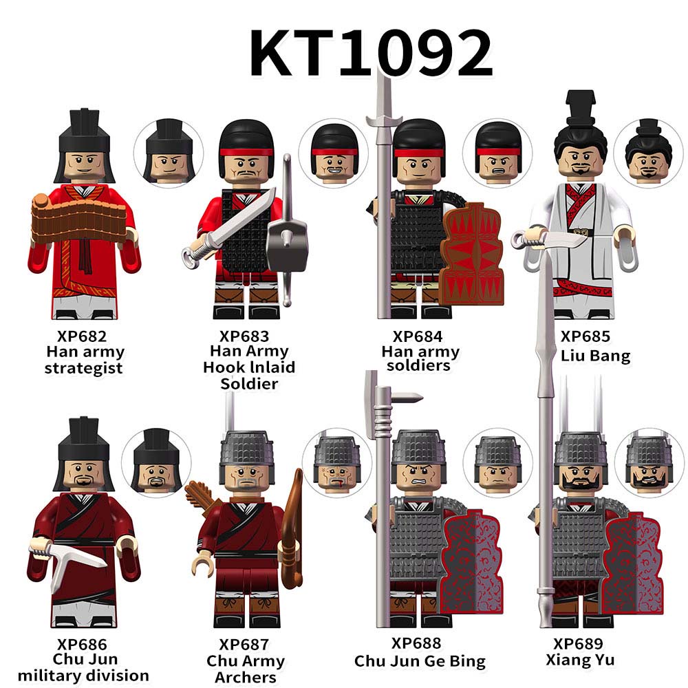 Han Empire Minifigures Chinese Warrior Series Block Toys | Shopee Malaysia