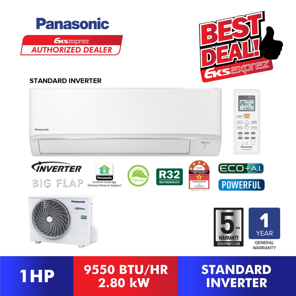 panasonic aircon - Prices and Promotions - Sept 2023 | Shopee Malaysia