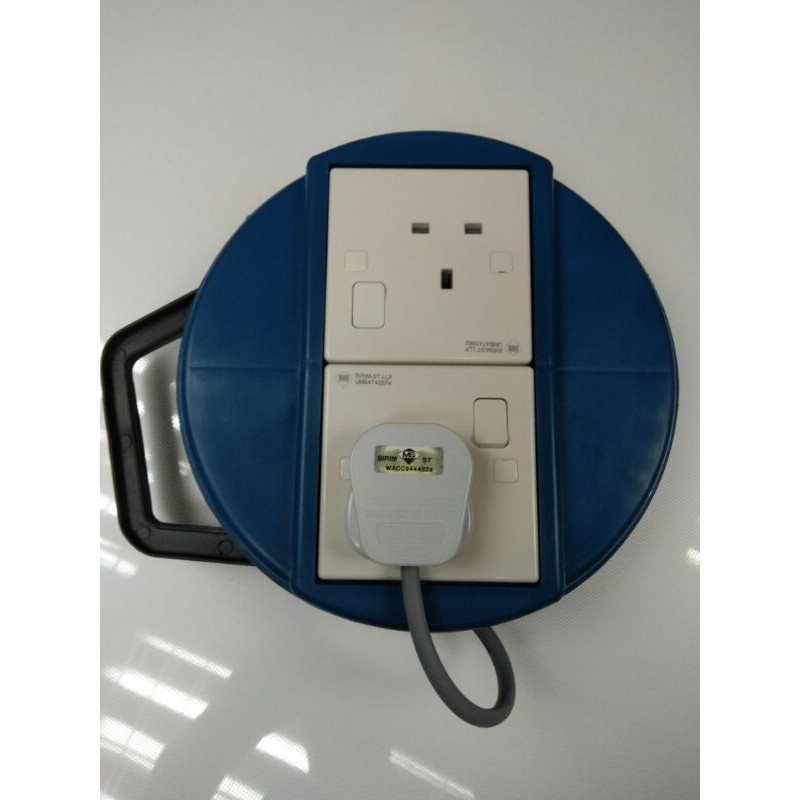 2 GANG ROUND EXTENTION BOX (10 METER) | Shopee Malaysia